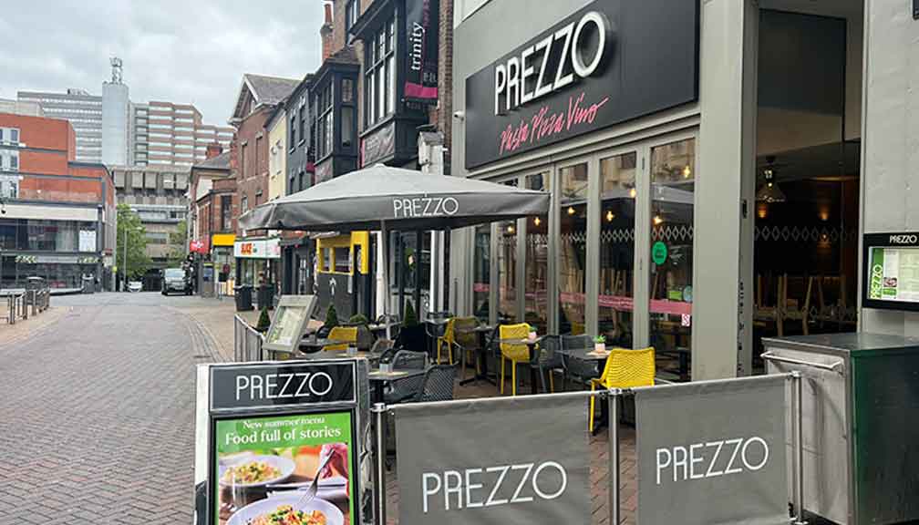 Italian restaurant in Nottingham | Prezzo Italian Restaurant