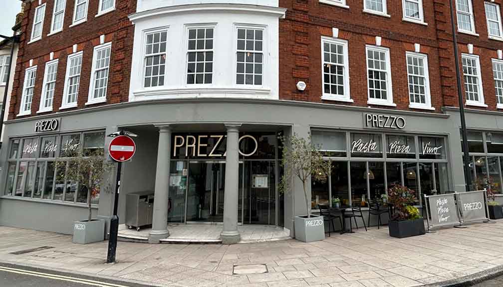 Italian restaurant in Exmouth | Prezzo Italian Restaurant