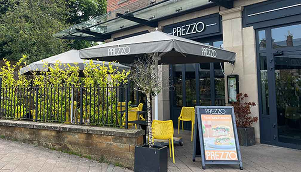 Italian restaurant in Kettering | Prezzo Italian Restaurant