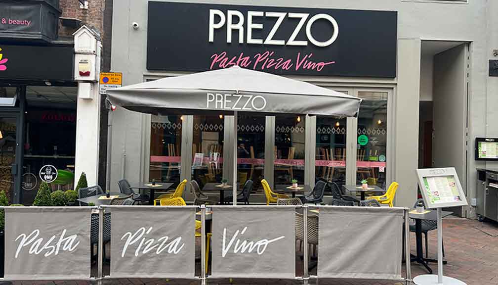 Italian restaurant in Nottingham | Prezzo Italian Restaurant